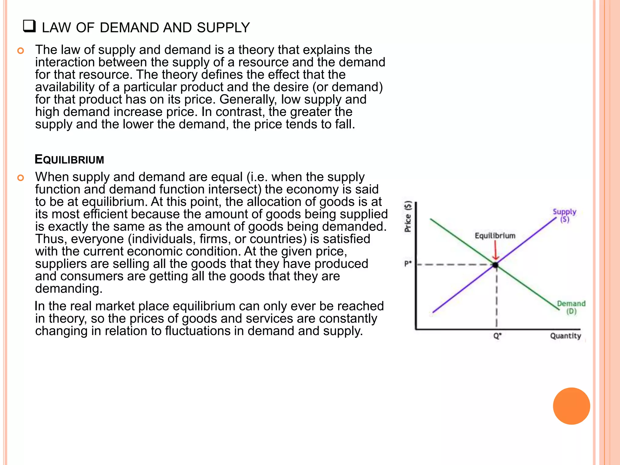 Managment - theory of demand and supply | PPTX