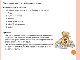 Managment - theory of demand and supply | PPT
