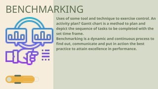 Gantt chart & benchmarking, b.sc nursing 4th year.pptx