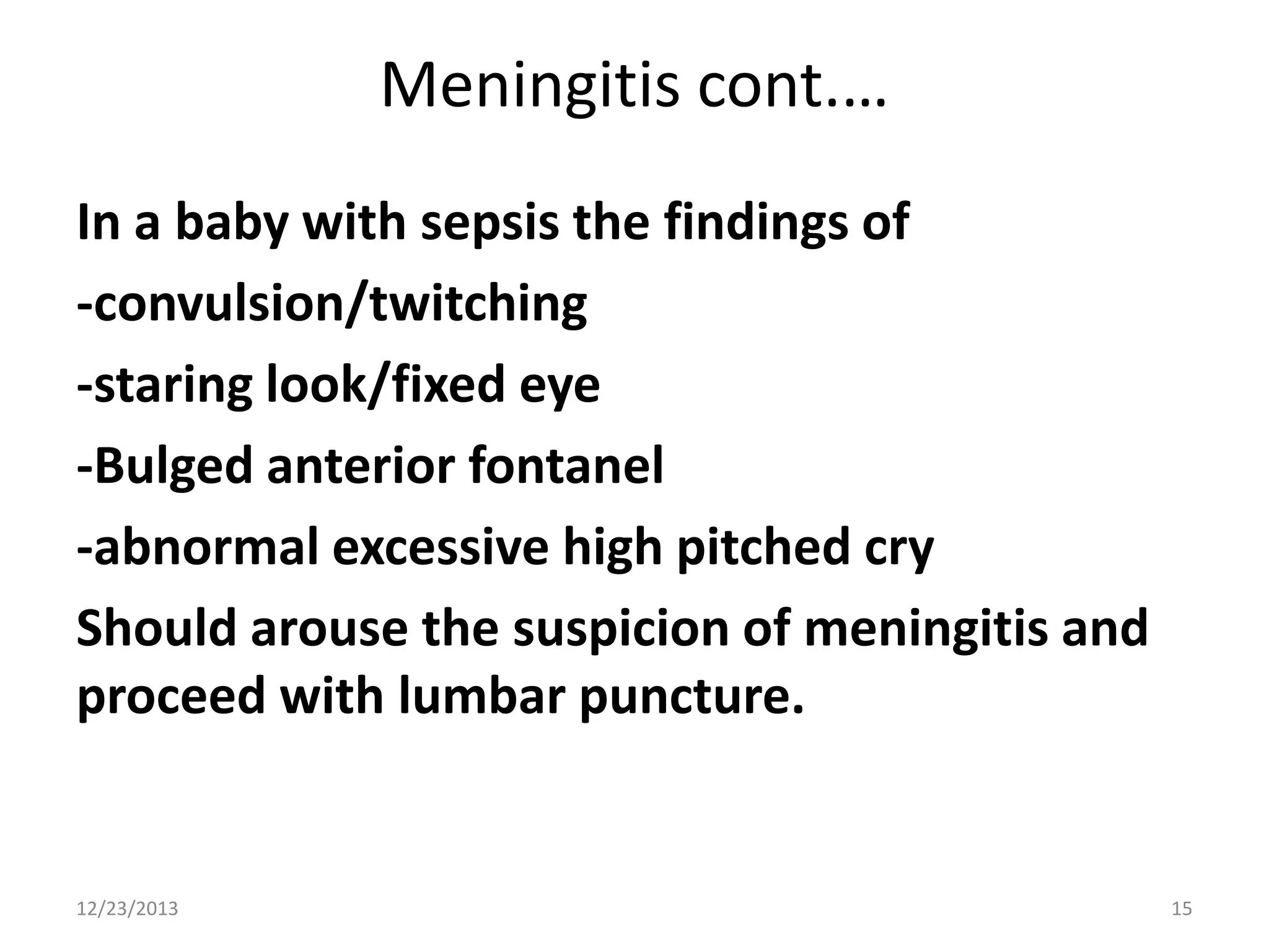 Managment of common neonatal problems | PPT | Free Download
