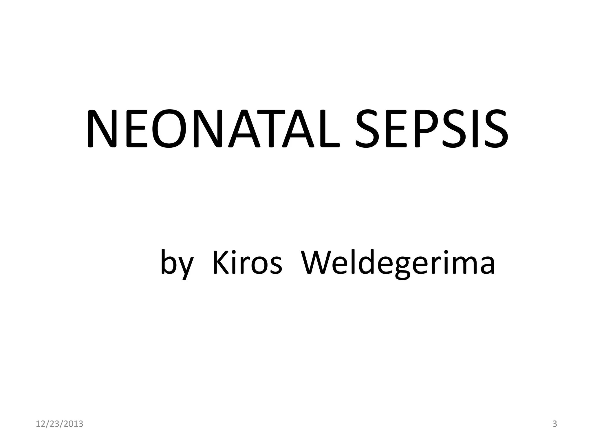 Managment of common neonatal problems | PPTX