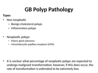 Managment of incidentally detected GB polyps.pptx