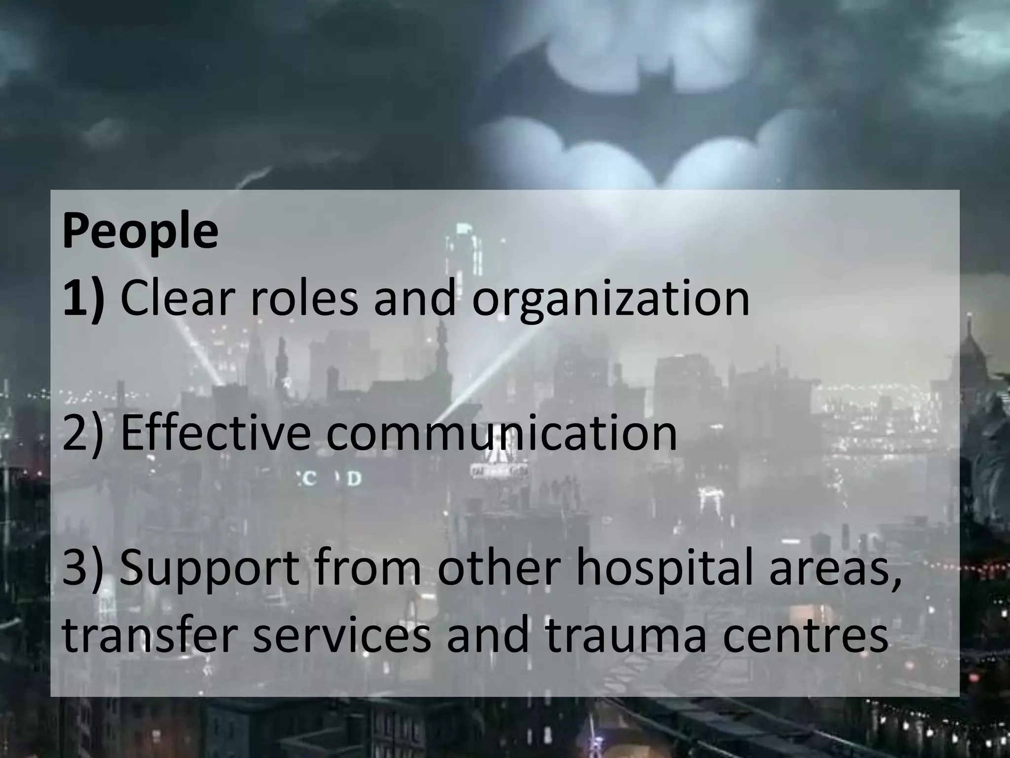 Major Trauma Management and Trauma Team Roles | PPTX