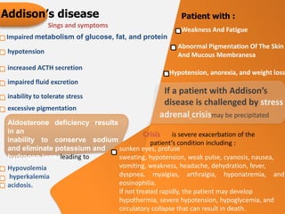 Dental Management of Patient With Adrenal Cortex Disorder | PPTX