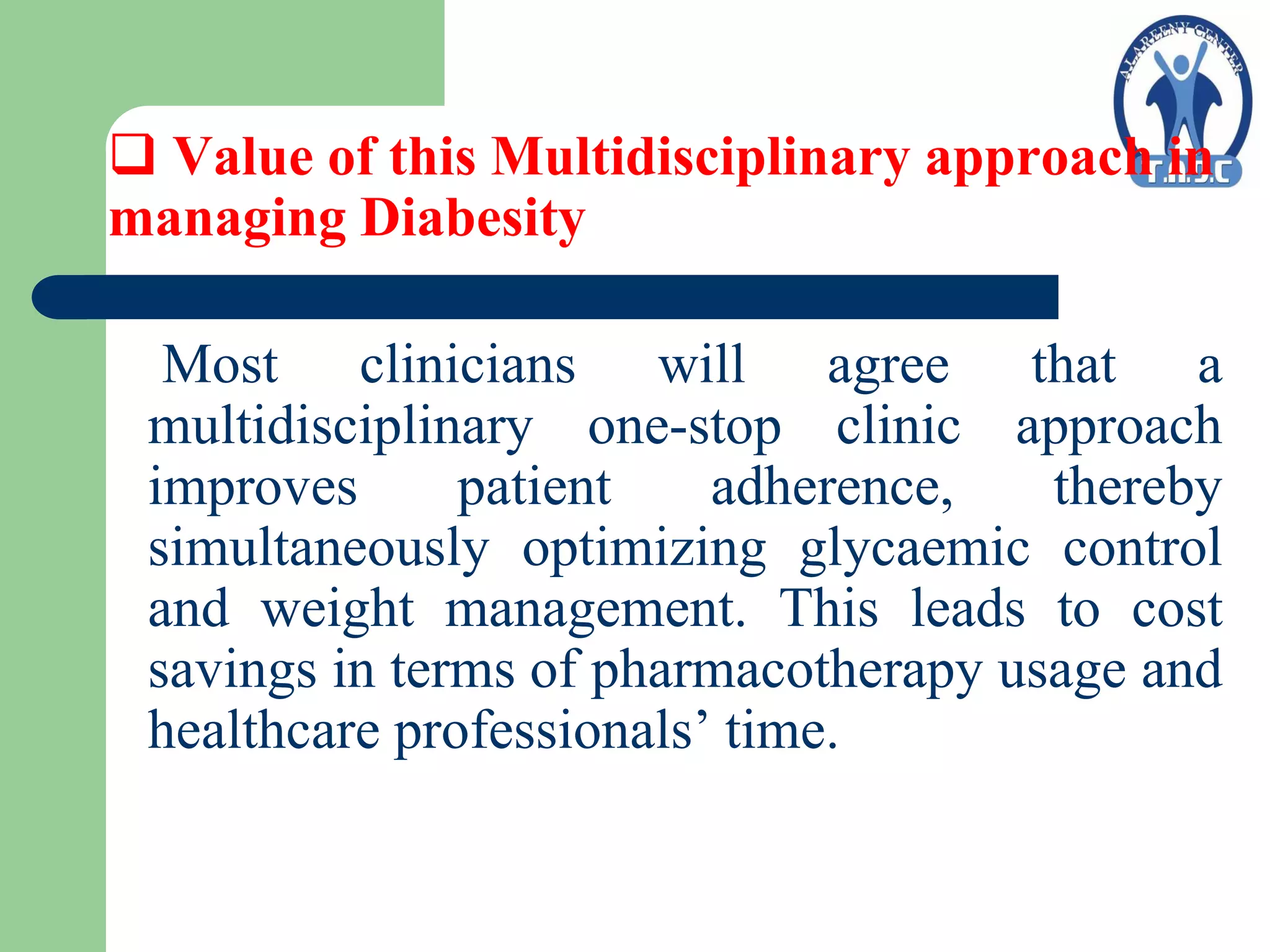 Managment of Diabesity (Obesity in diabetes mellitus) | PDF