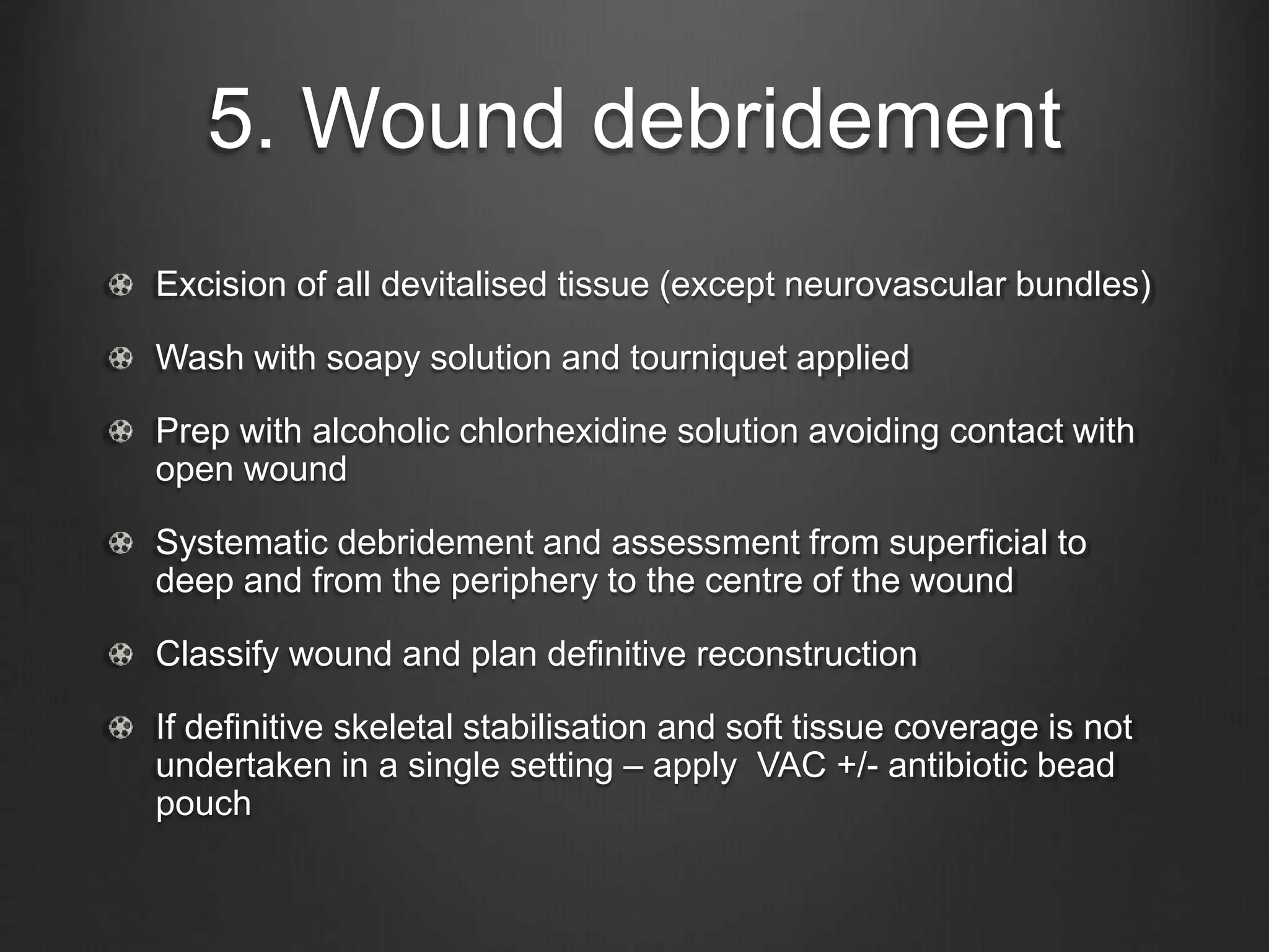 Managment of open fractures | PPTX