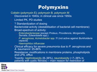 Managment of Resistant Gram Negative Infections | PPT