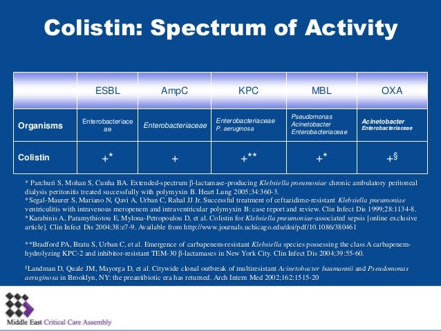 Managment of Resistant Gram Negative Infections