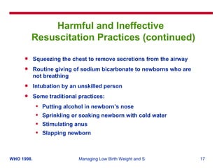 Managment Of Sick Newborn | PPT