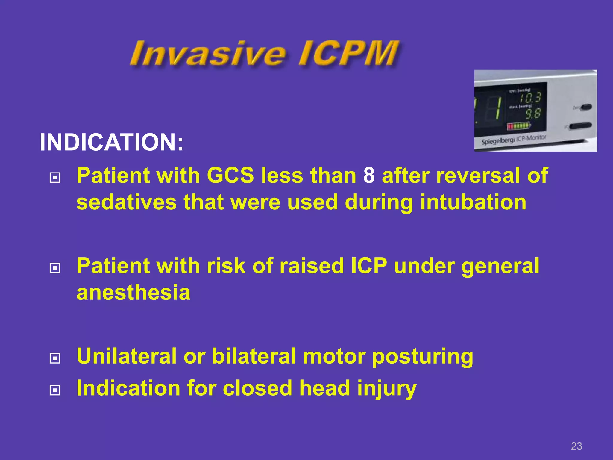 Management of Traumatic Brain Injury in ICU | PPTX
