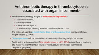 Managment of thrombocytopenia in ICU..pptx