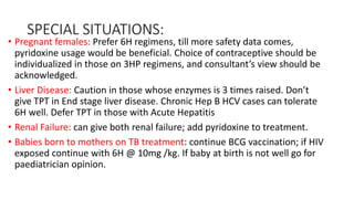 MANAGMENT OF Tubercular preventive treatment | PPTX