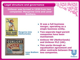 UNILEVER Organization's Detail | PPTX | Large Business | Business