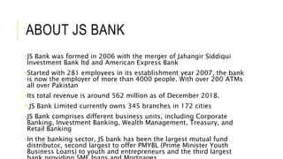 Henri Fayol's 14 Principles in JS BANK Ltd | PPTX