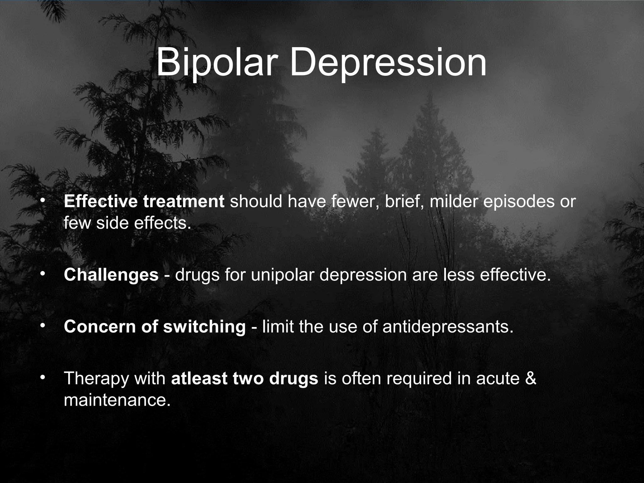 Pharmacological Management of Bipolar Disorder | PPT