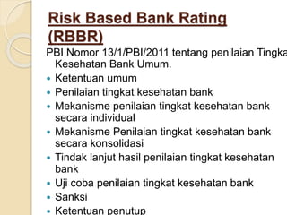 Manajemen Resiko (Penlaian Tingkat Kesehatan Bank) | PPT