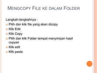 Manajemen file | PPTX