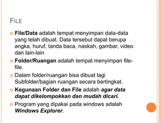 Manajemen file | PPT