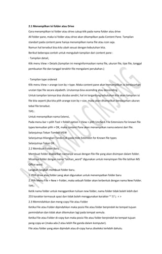 Manajemen file | PDF