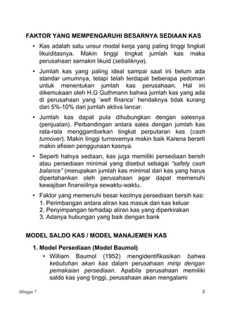 Manajemen kas | DOC