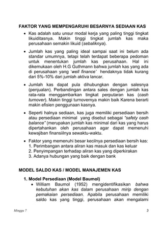 Manajemen Kas1 | PDF