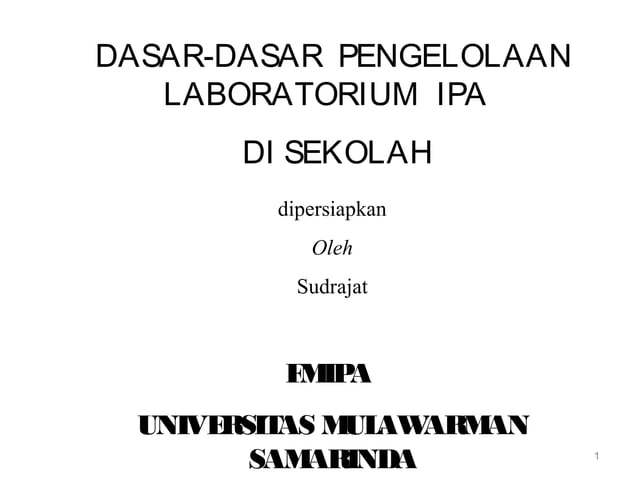 Manajemen lab-ipa- | PPT