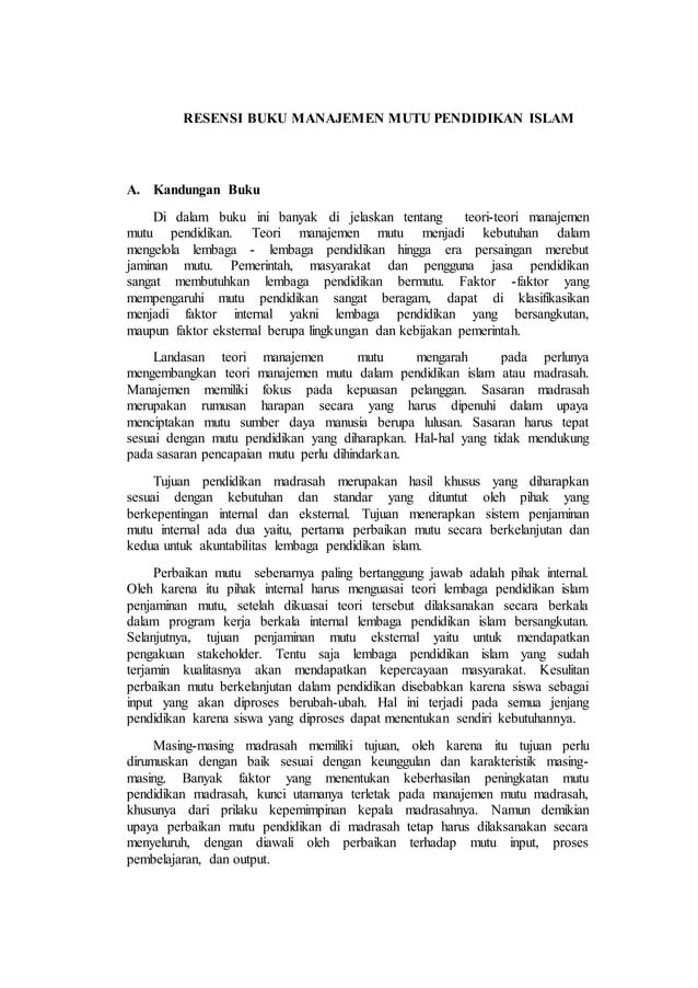 Manajemen pendidikan-islam deden-makbuloh- tri noviana | PDF