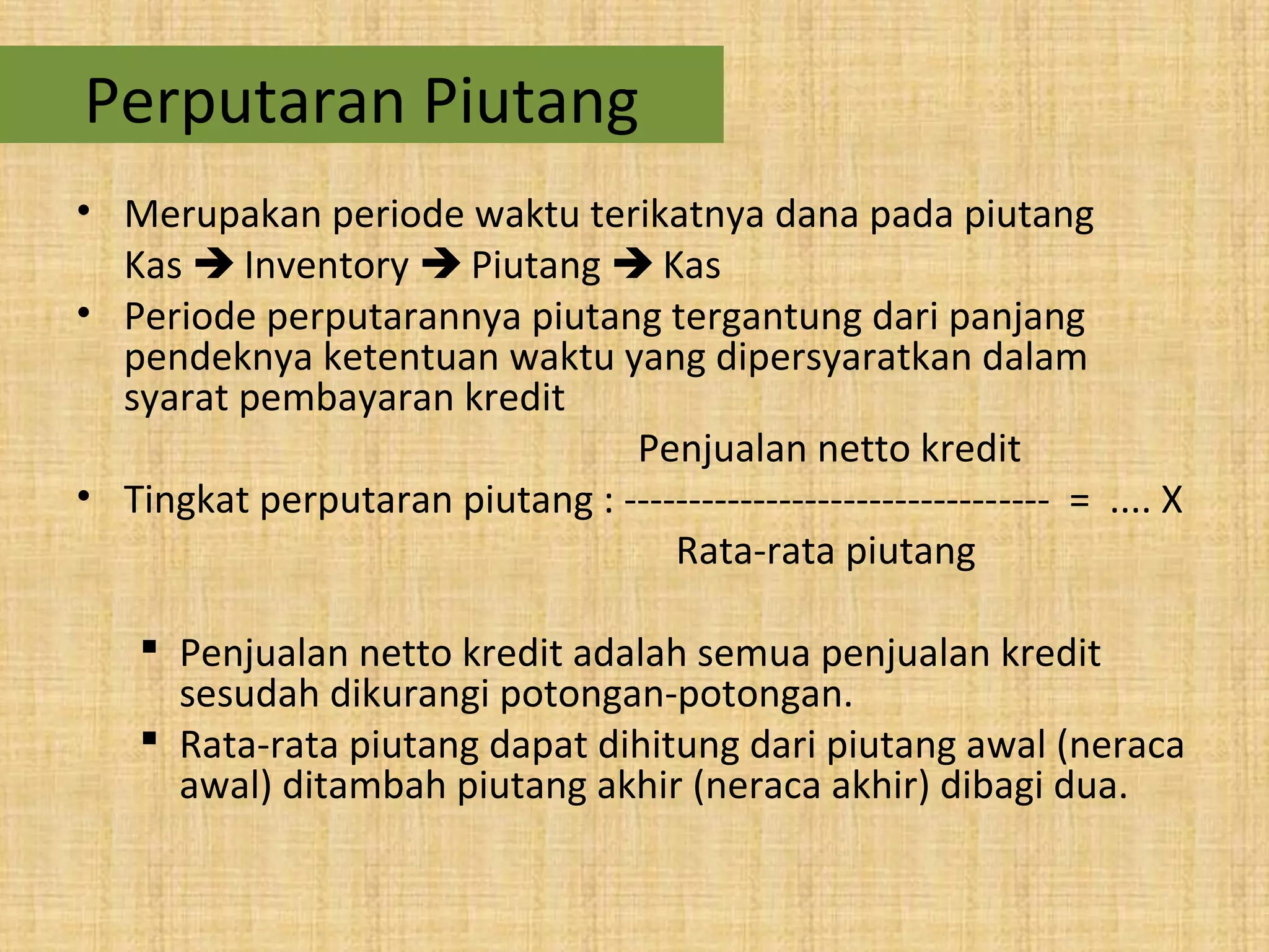 Manajemen Piutang | PPT