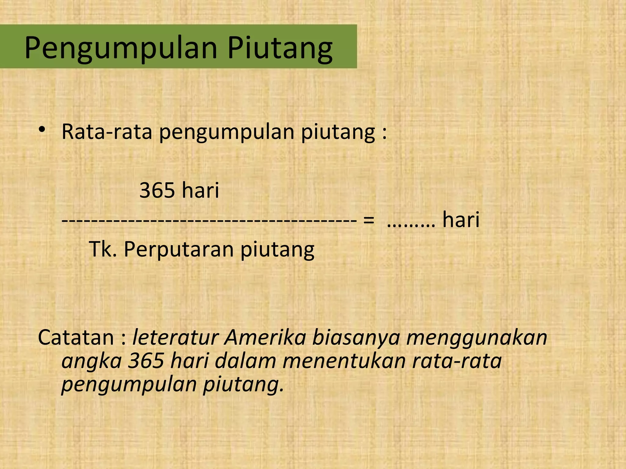 Manajemen Piutang | PPT