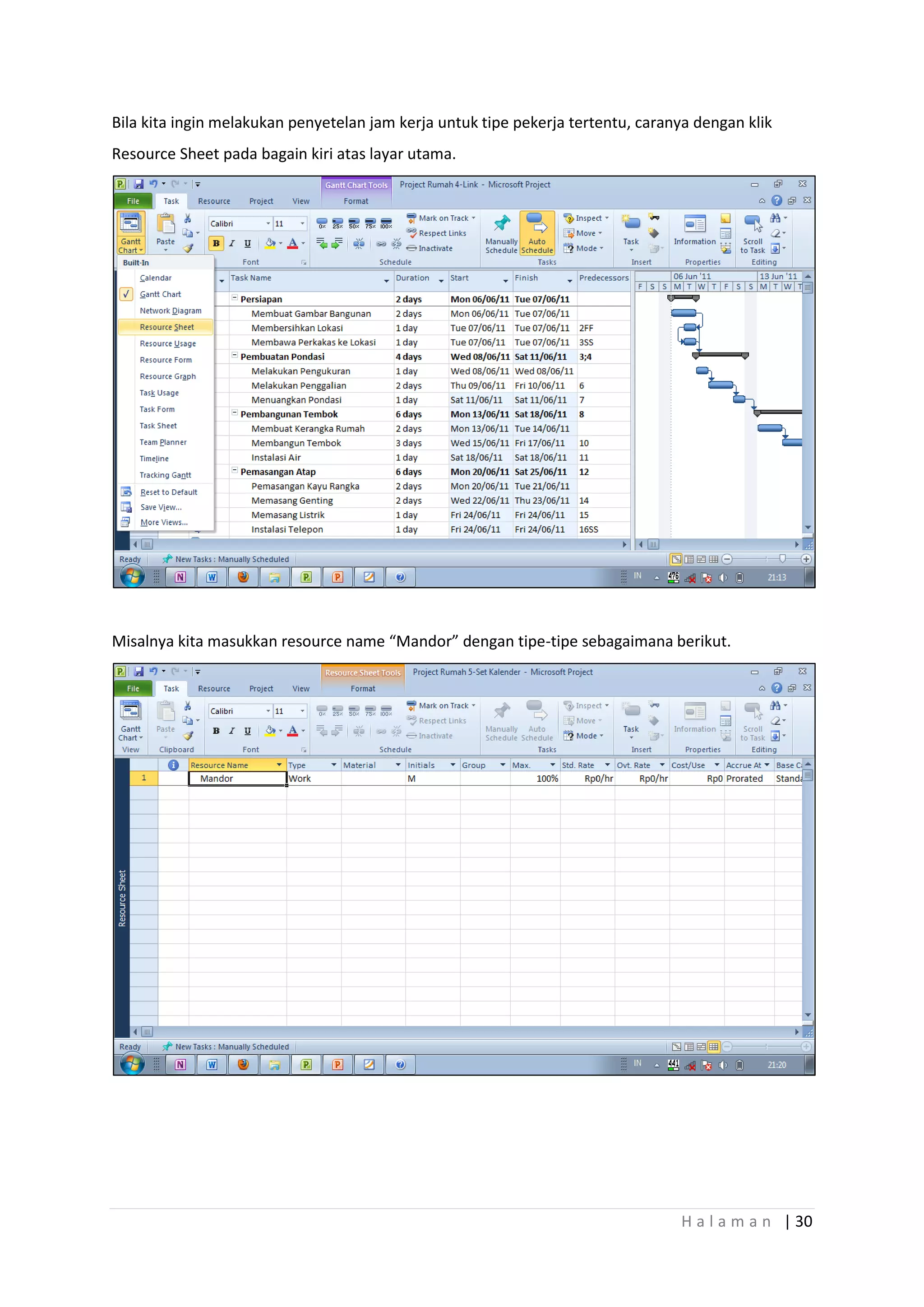 Manajemen proyek-menggunakan-ms-project-2010 | PDF