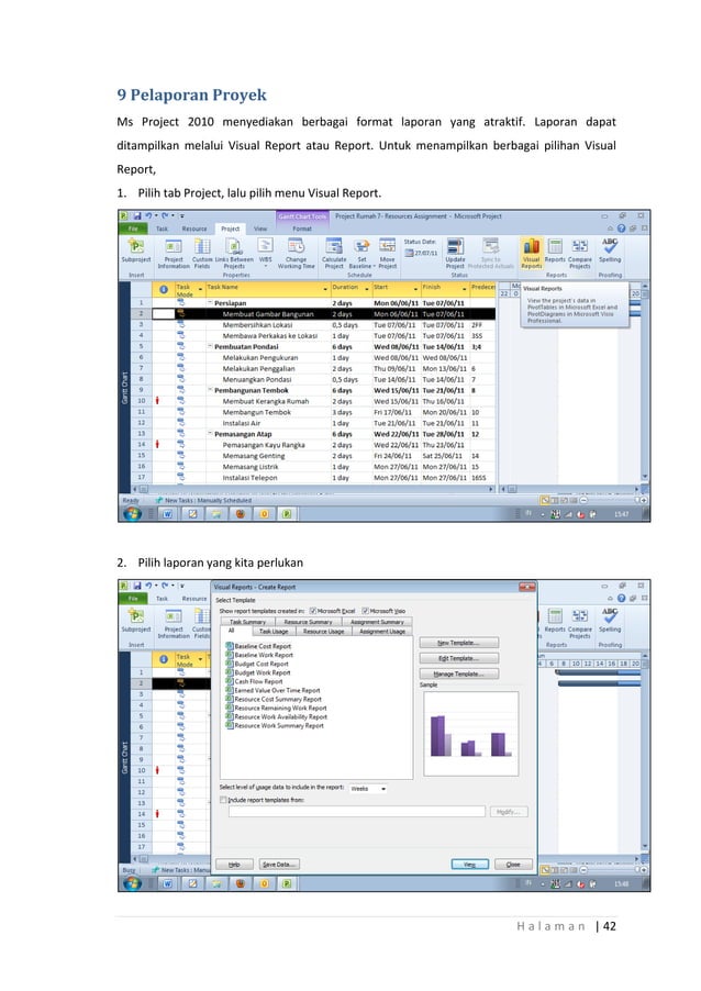 Manajemen proyek-menggunakan-ms-project-2010 | PDF