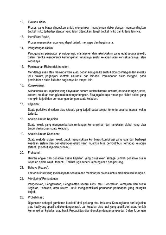 Manajemen Resiko-ISO-31000-2009 | PDF