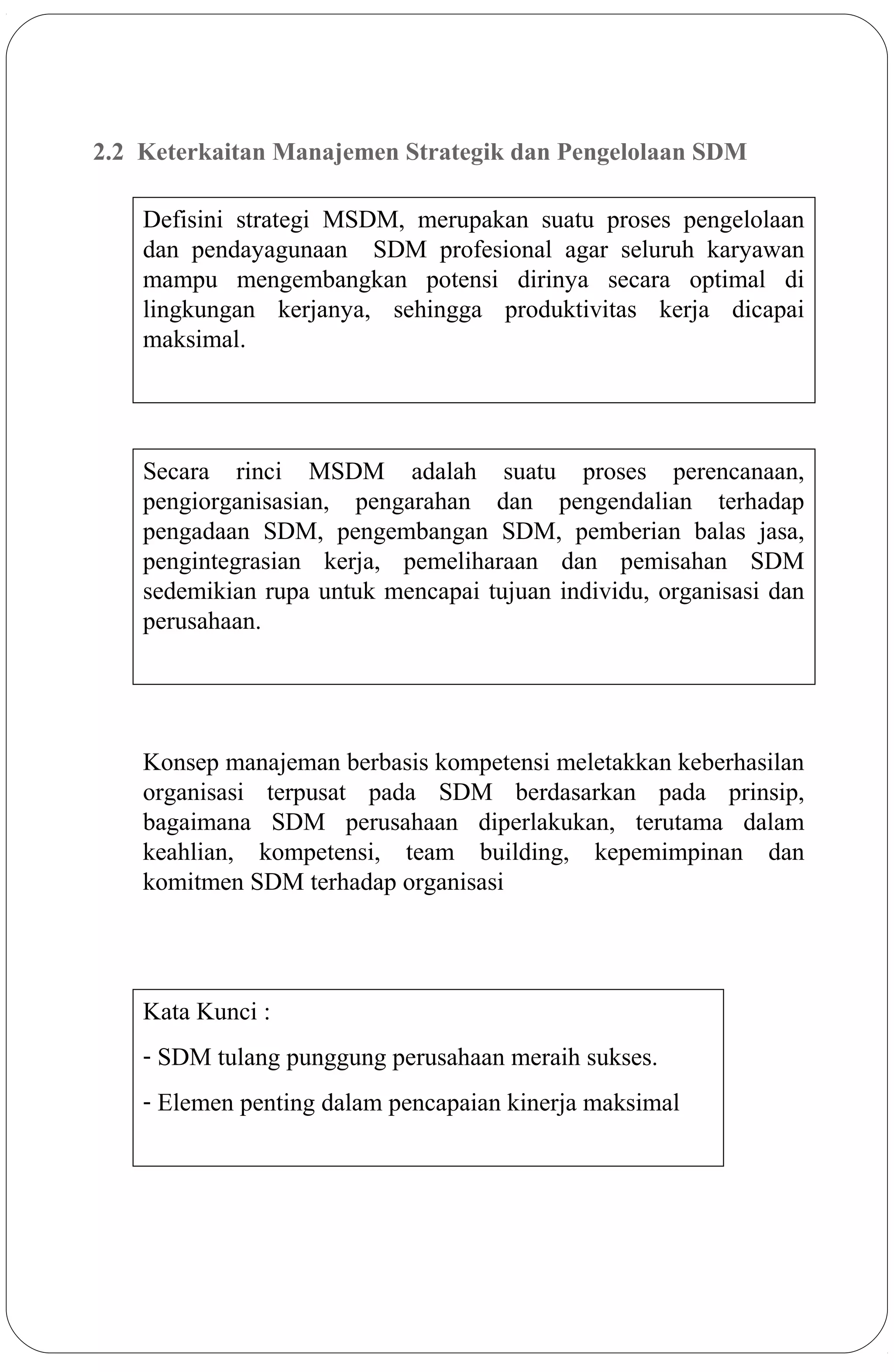 Manajemen strategi dalam MSDM | PDF