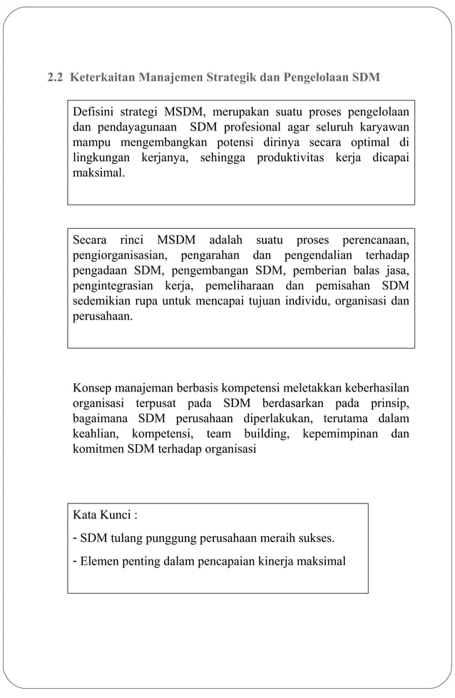 Manajemen strategi dalam MSDM | PDF