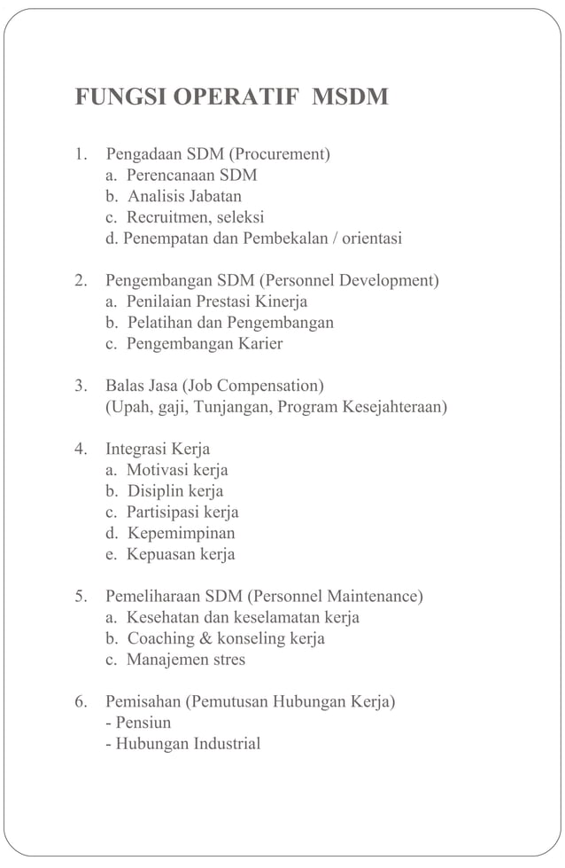 Manajemen strategi dalam MSDM | PDF
