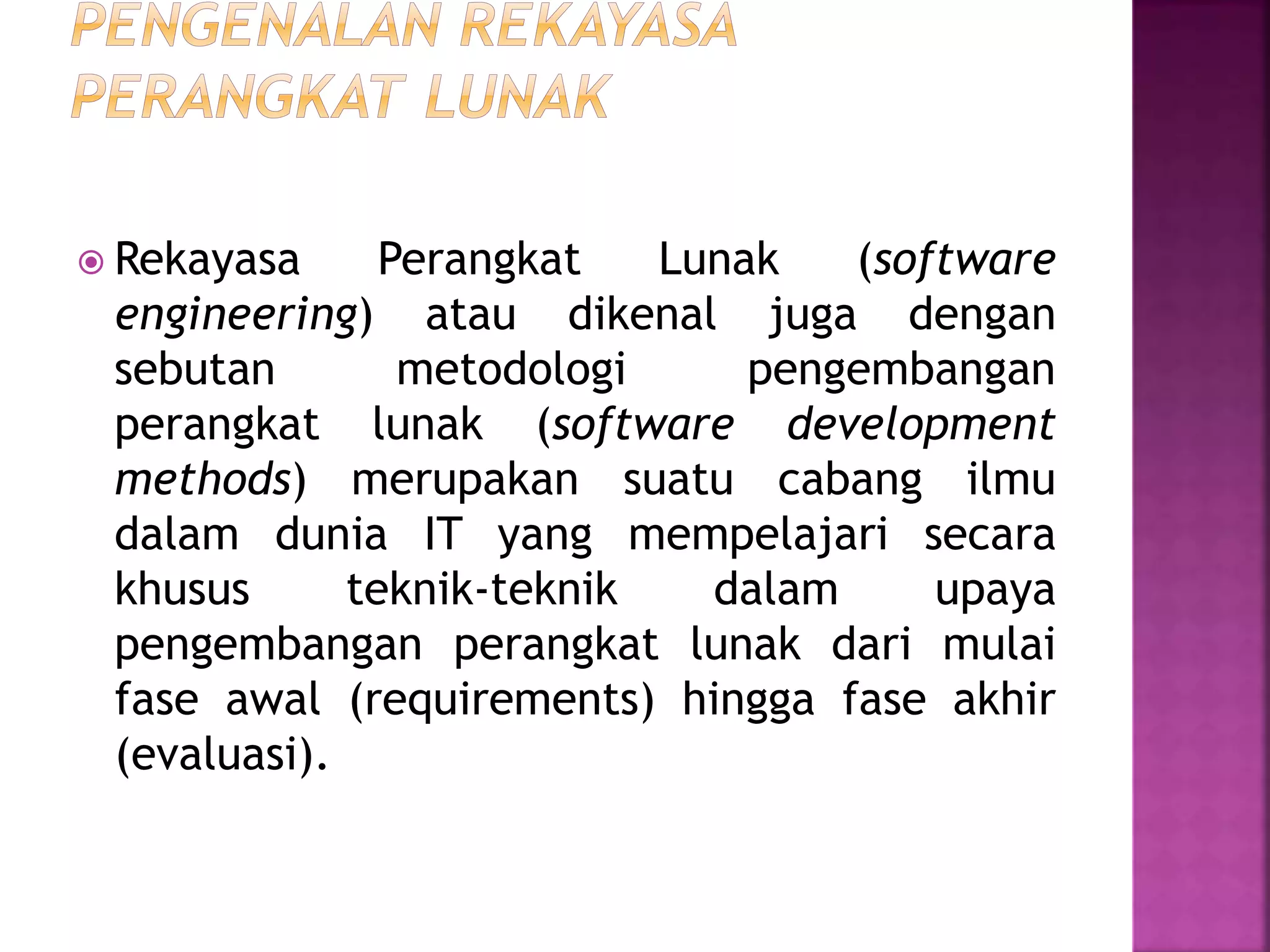 manajemen Proyek perangkat Lunak | PPTX