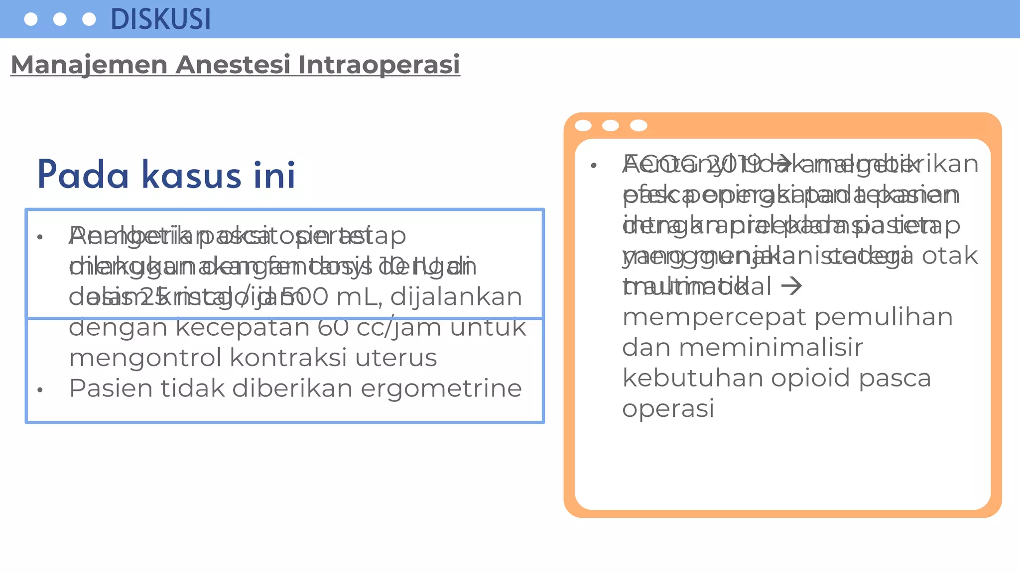 MANAJEMEN ANESTESI PADA KASUS PASIEN PREEKLAMSIA DENGAN PERDARAHAN ...