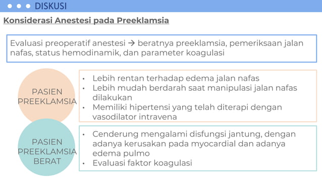 MANAJEMEN ANESTESI PADA KASUS PASIEN PREEKLAMSIA DENGAN PERDARAHAN ...