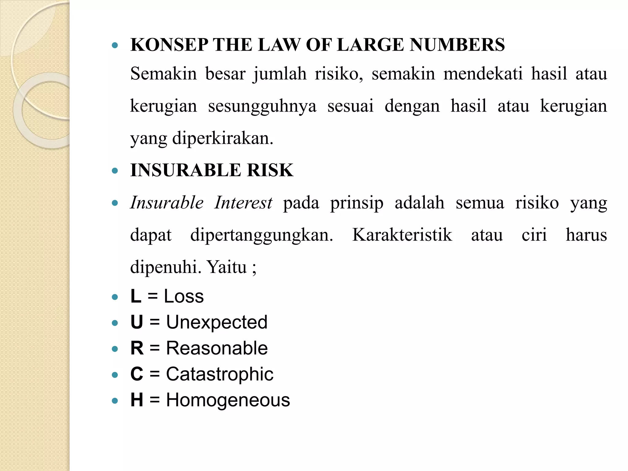 Manajemen asuransi in Bahasa | PPTX