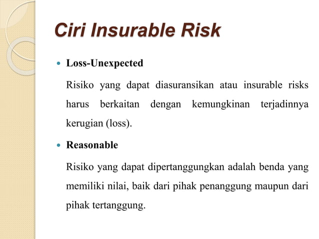 Manajemen asuransi in Bahasa | PPT