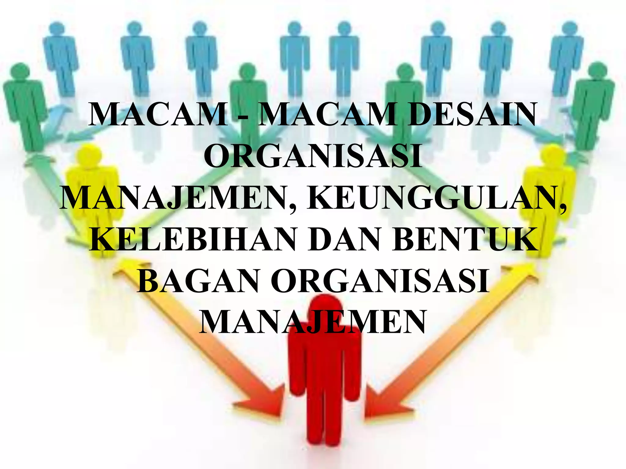 Manajemen bagan desain organisasi | PPTX