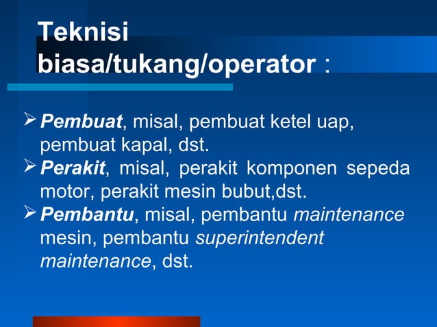 Manajemen bengkel 1 | PPT