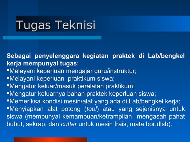 Manajemen bengkel 1 | PPT