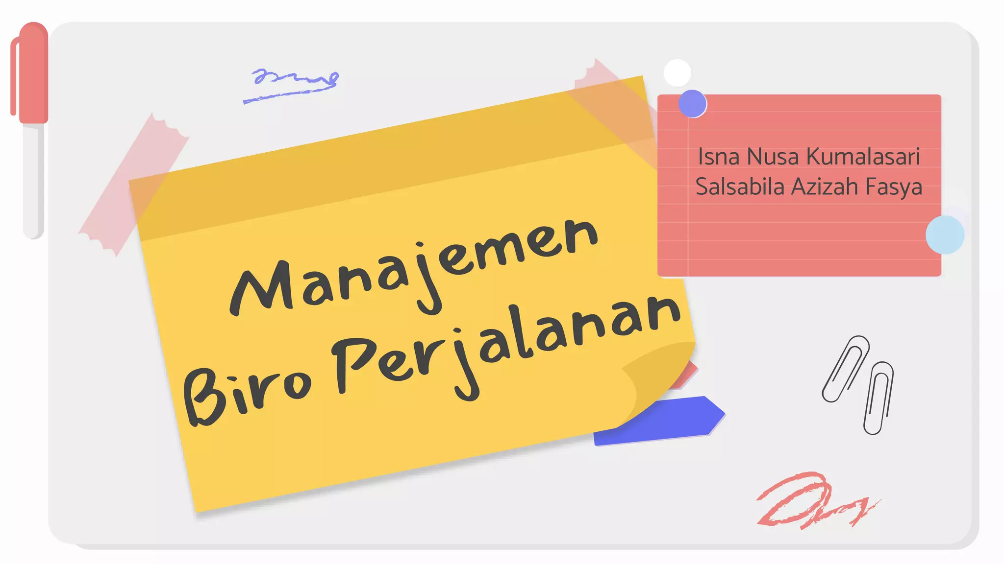 Manajemen biro perjalanan wisata | PPTX