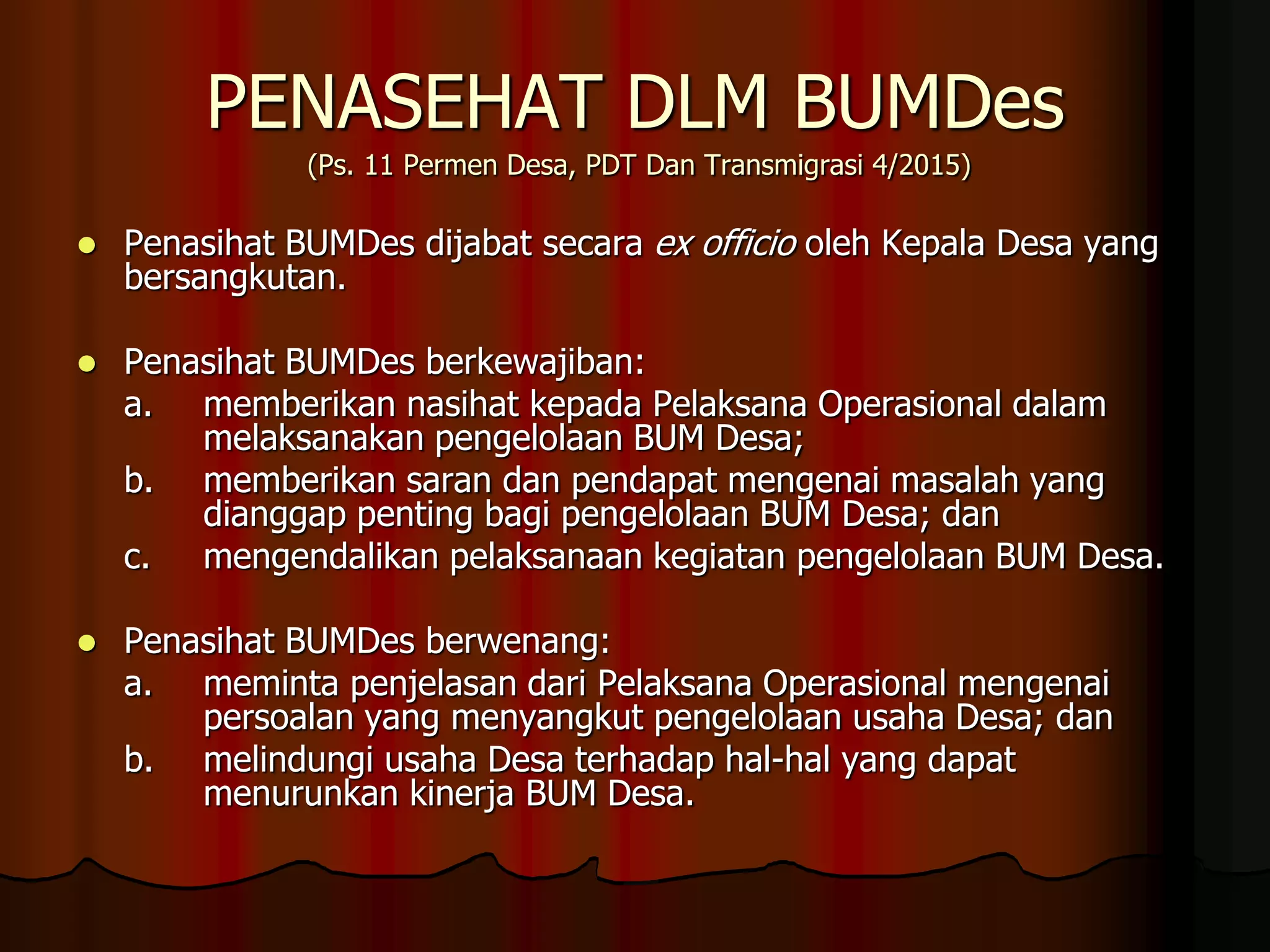 Manajemen BUMDes ..ppt