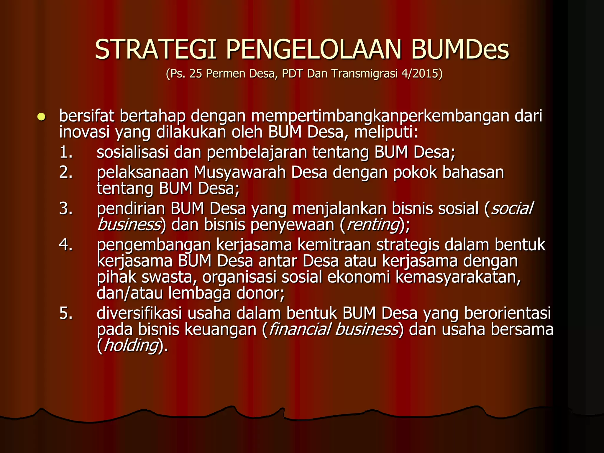 Manajemen BUMDes ..ppt