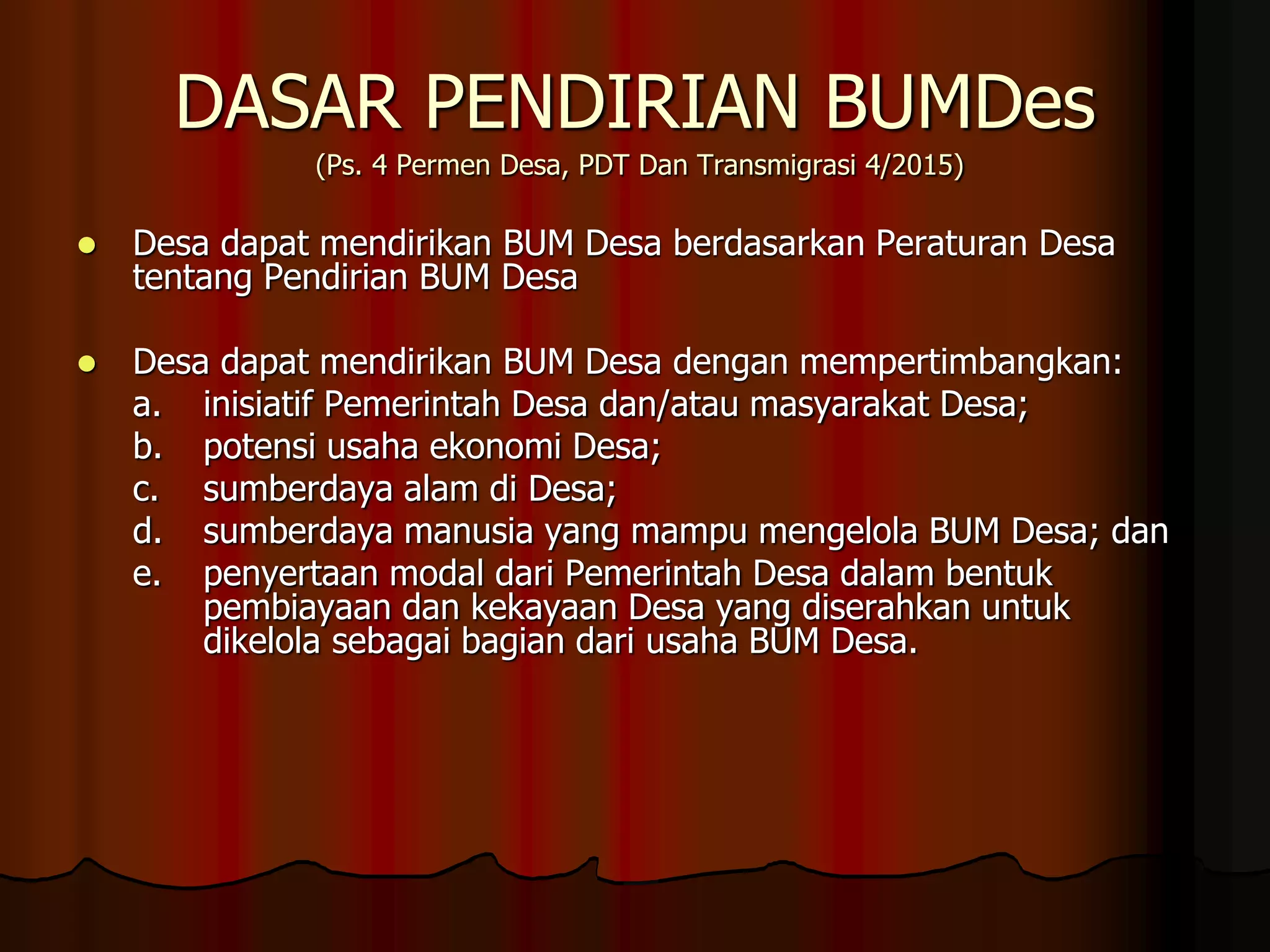 Manajemen BUMDes ..ppt