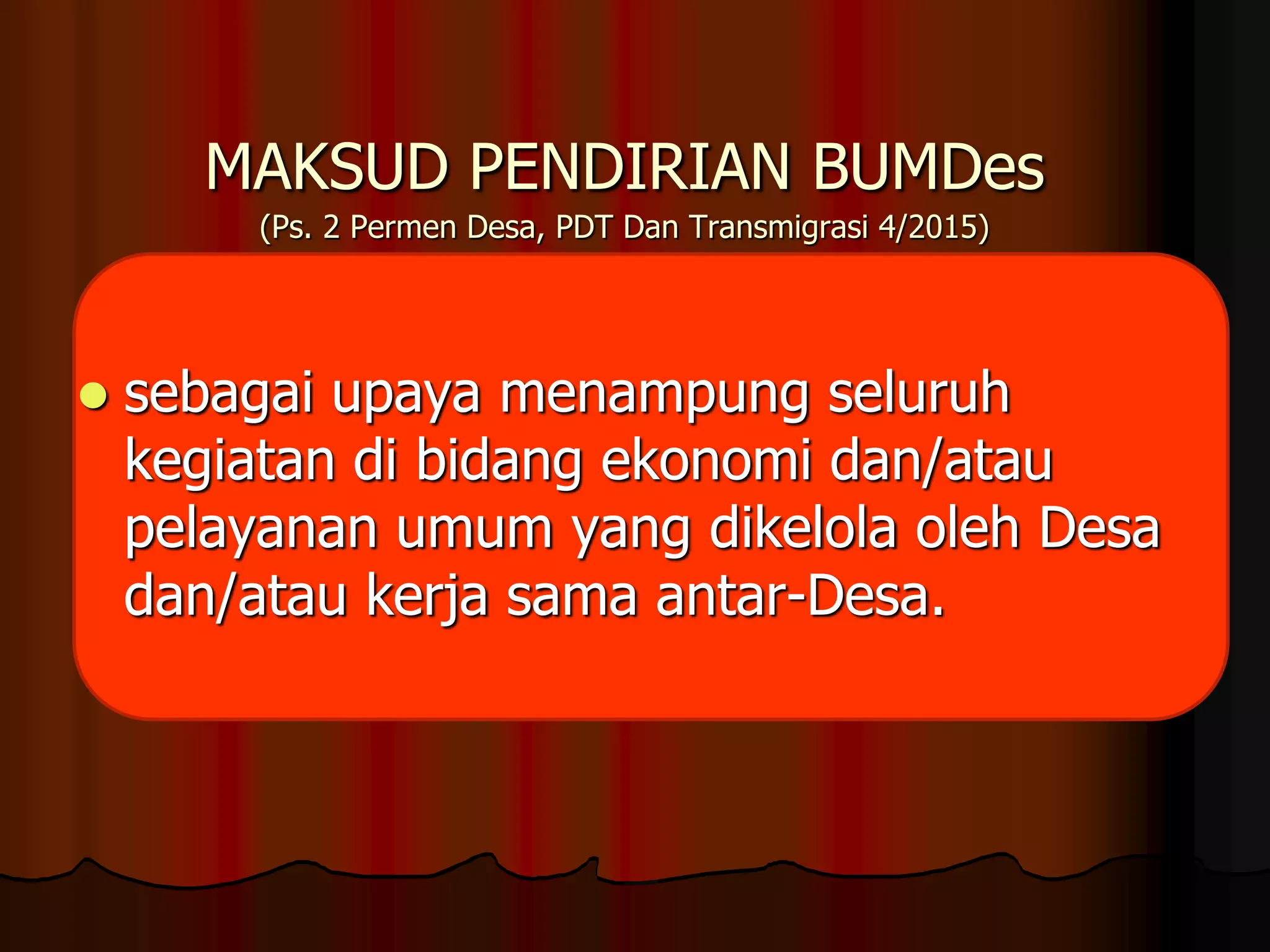 Manajemen BUMDes ..ppt