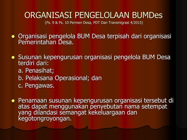 Manajemen BUMDes ..ppt