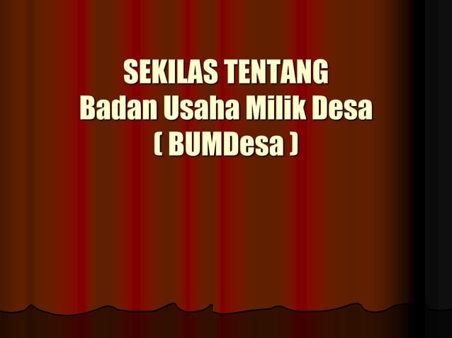 Manajemen BUMDes ..ppt